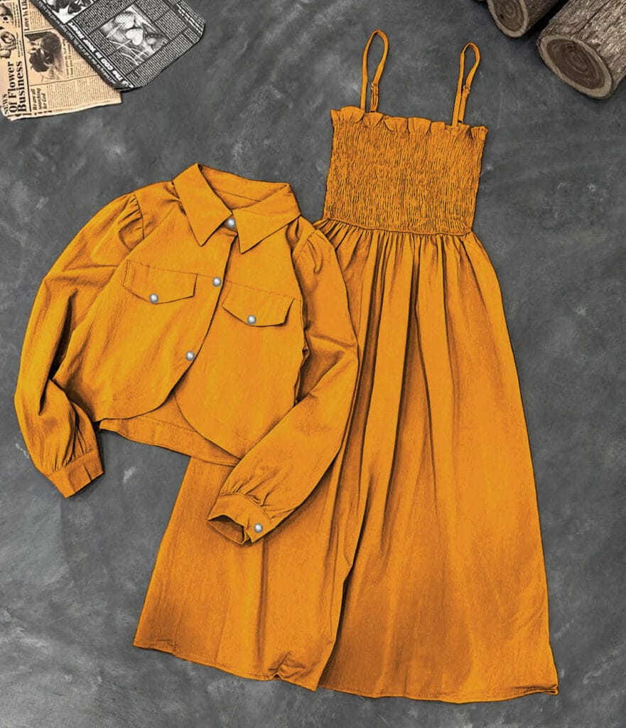 Western Style Jumpsuit Koti Co-Ord Set 2-Piece – RM Clothing Brand